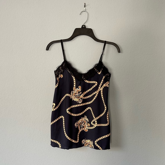 New Collection | Tops | Gold Chain Print Top | Poshmark